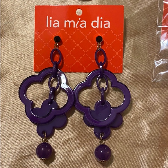 Lia Mia Dia | Jewelry | Lia Mia Dia Earrings | Poshmark